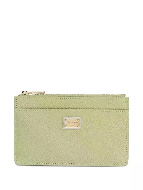 Dolce & Gabbana Logo-plaque Wallet - Green