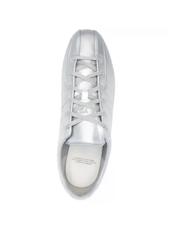 Y3 Tone Three-stripe Detail Sneakers - Silver