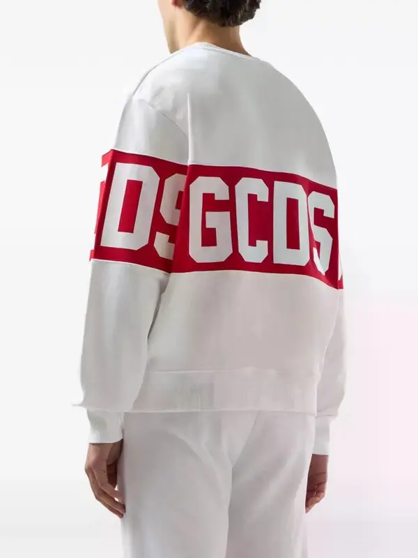 Gcds Logo-band Crewneck Sweatshirt