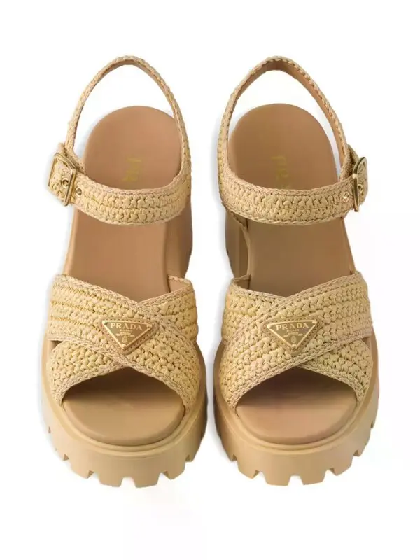 Prada Crochet Sandals
