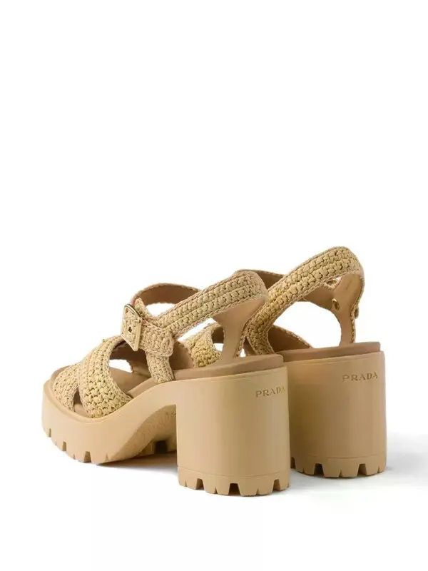 Prada Crochet Sandals