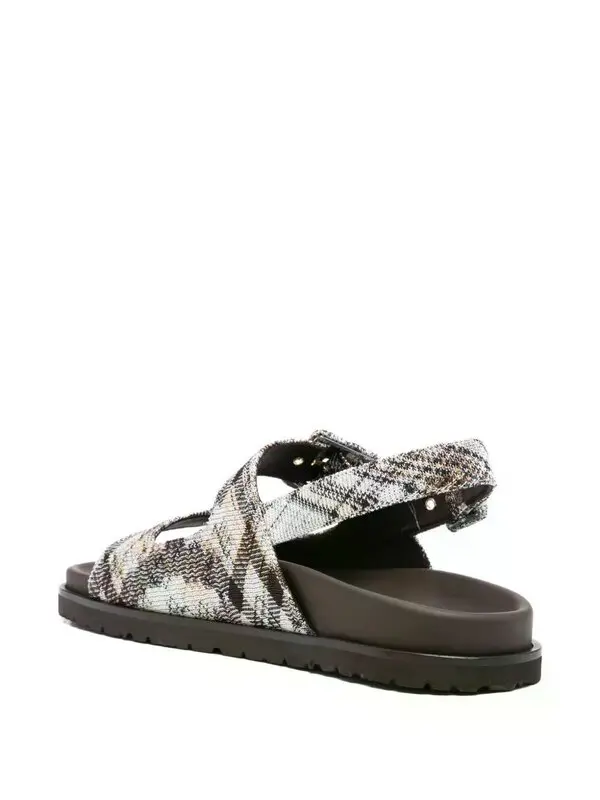 Missoni Buckle Strap Platform Sandals