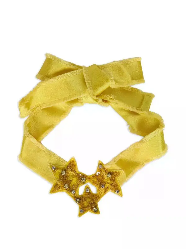 Red Valentino Star Embellished Necklace - Yellow