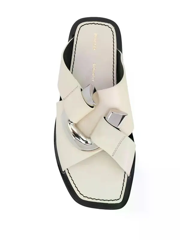 Proenza Schouler Square-toe Slide Sandals