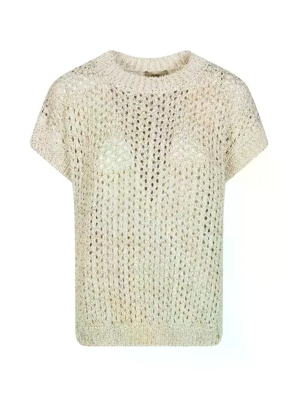 Herno Perforated Knit T-shirt