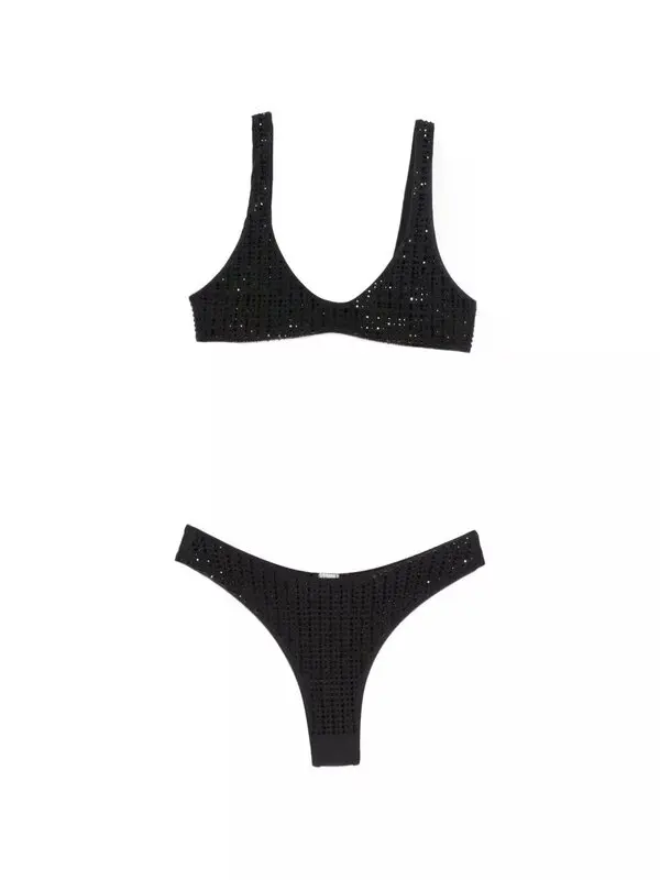 VENUJA Embellished Bikini - Black