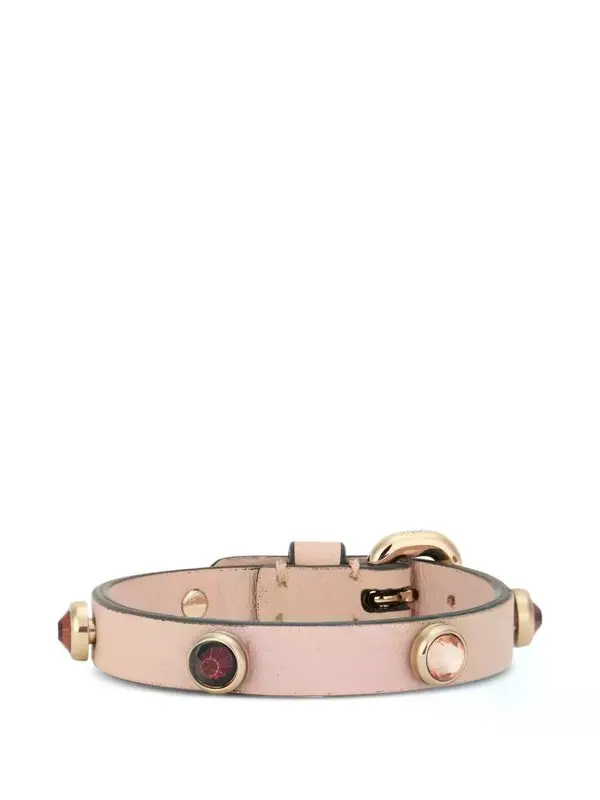 Red Valentino Buckle Embellished Bracelet - Gold