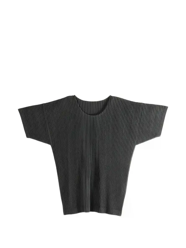Issey Miyake Pleated T-shirt - Black