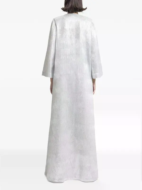 GEMY MAALOUF Open Loose-cut Maxi Kaftan