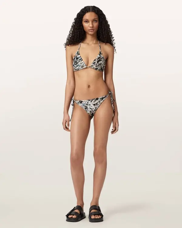 ALLSAINTS Saph Triangle Bikini Bottoms - Canter Fawn Brown