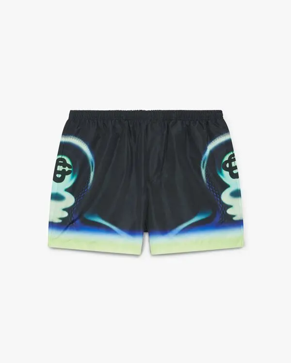 Casablanca Sporchid Printed Swim Shorts - Black