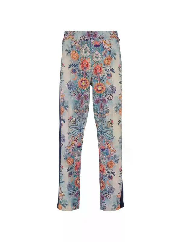 Just Cavalli Patterned Trousers With Side-stripe Detail