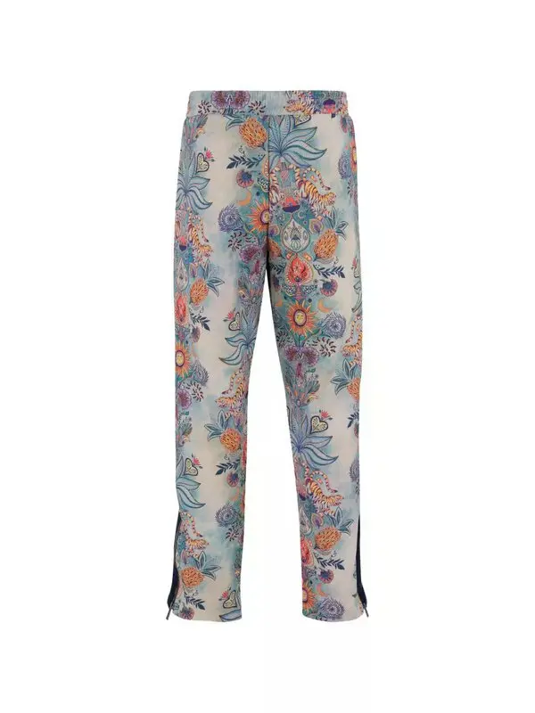 Just Cavalli Patterned Trousers With Side-stripe Detail