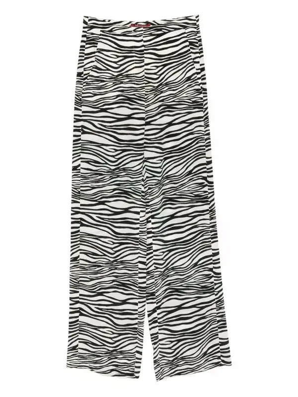 Max Mara Zebra-print Trousers