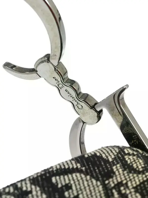 Dior 2002 Trotter Saddle Handbag - Black