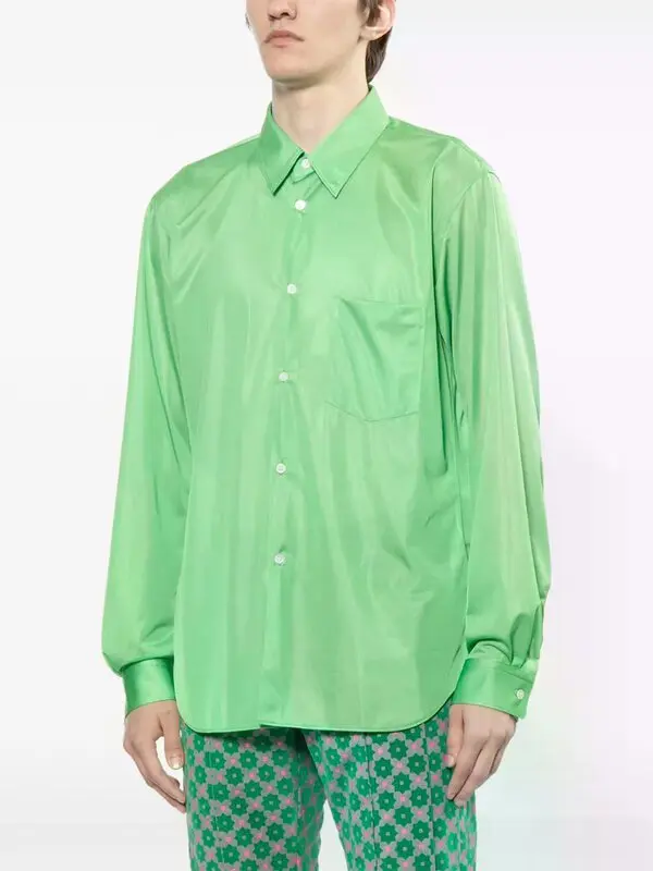 Comme Des Garçons Long-sleeve Shirt - Green