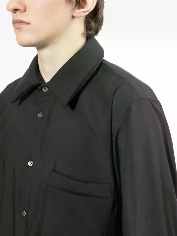 Comme Des Garçons Puffy-pocket Shirt - Black