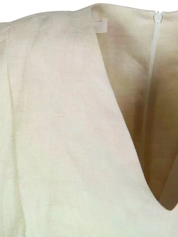 Incotex V-neck Maxi Dress - White