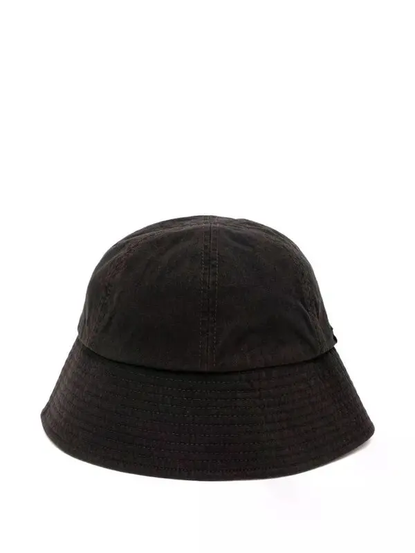Comme Des Garçons Logo-patch Bucket Hat - Black