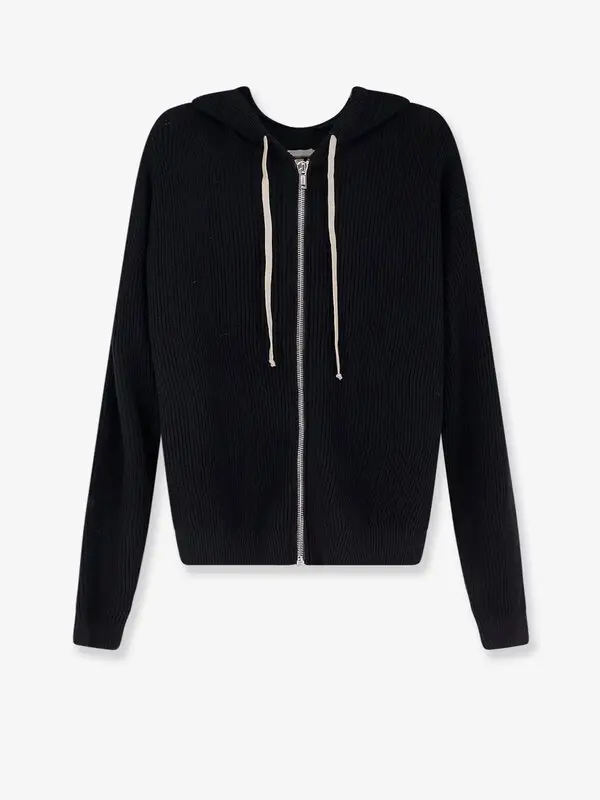 Rick Owens Virgin Wool Cardigan - Black