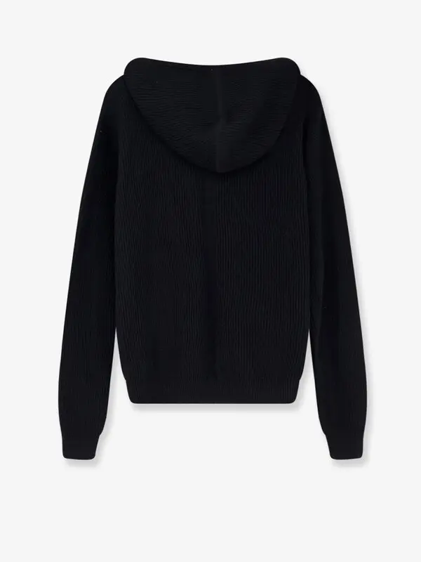 Rick Owens Virgin Wool Cardigan - Black