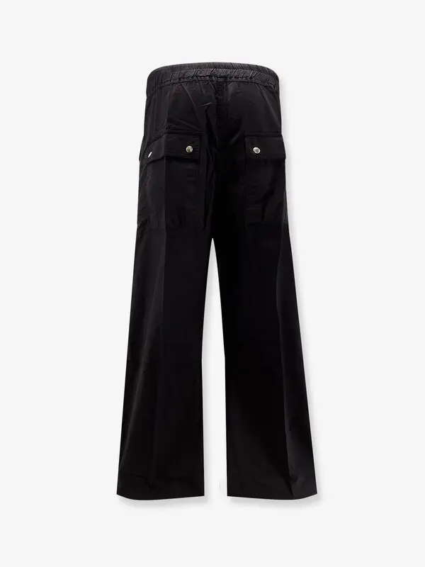 Rick Owens Wide Leg Trousers - Black