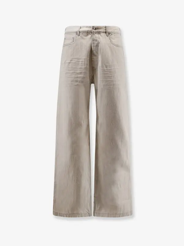 Rick Owens Wide Leg Denim Jeans