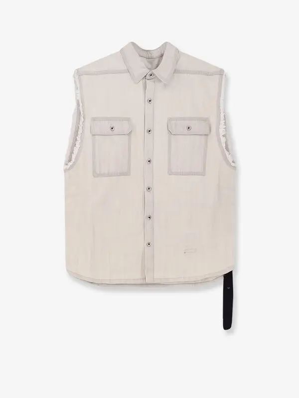 Rick Owens Sleeveless Denim Jacket