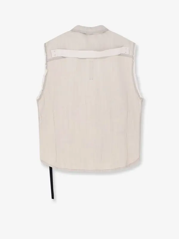 Rick Owens Sleeveless Denim Jacket