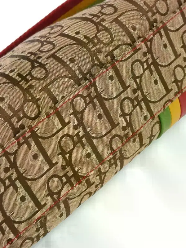 Dior 2004 Diorissimo Canvas Shoulder Bag