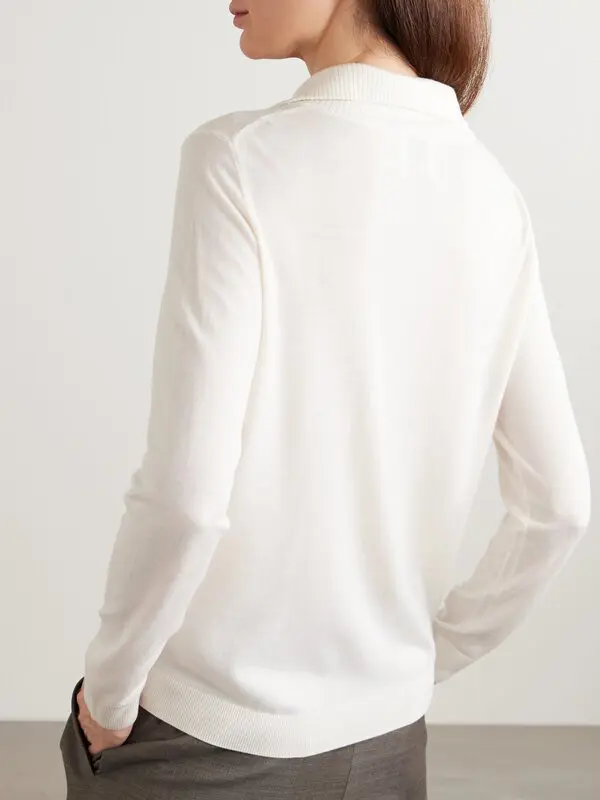 ALLUDE Wool Cardigan