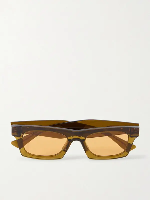 Bottega Veneta Ribbon Square-frame Sunglasses - Brown