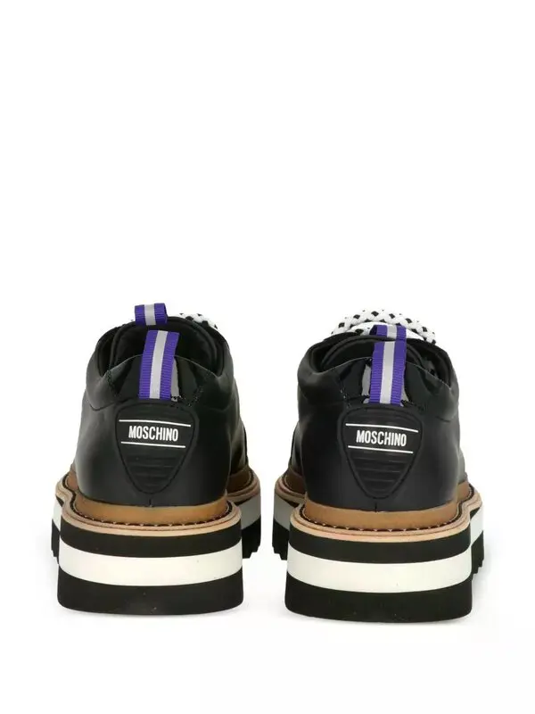 Moschino Platform Panelled Sneakers