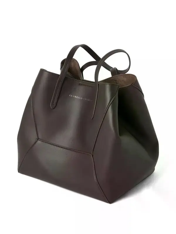 Brunello Cucinelli Small Bc Duo Bag - Brown