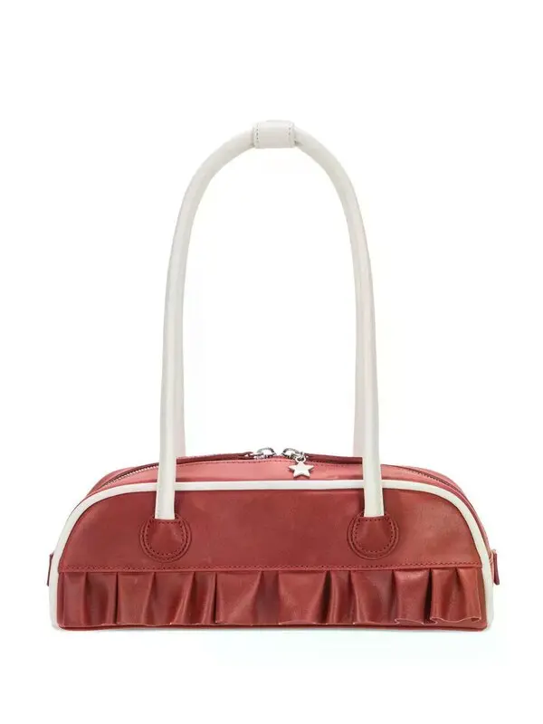 MARGESHERWOOD Ruffled Shoulder Bag - Red
