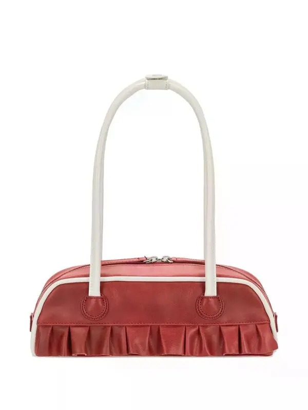 MARGESHERWOOD Ruffled Shoulder Bag - Red