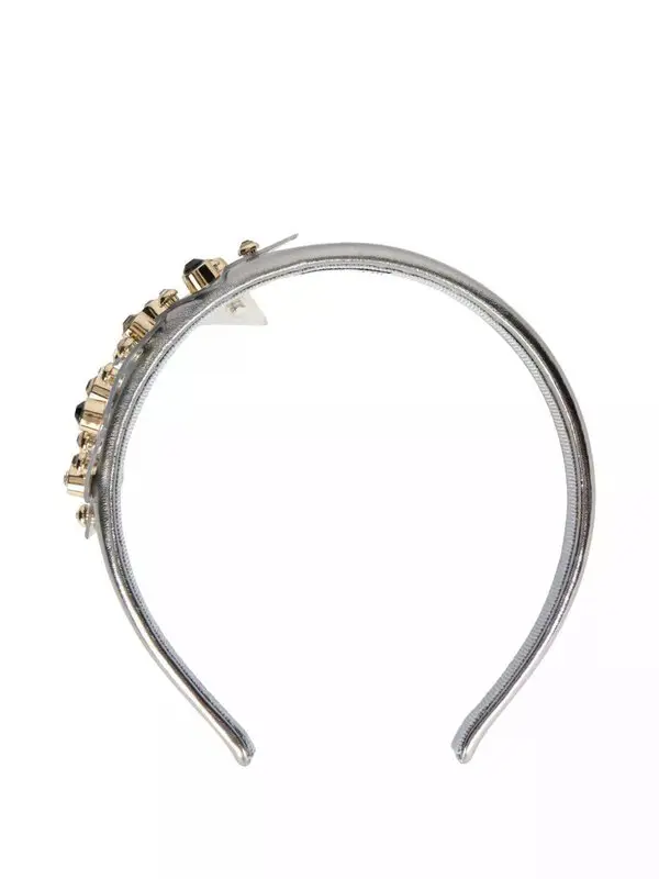 Red Valentino Embellished Hairband - Silver