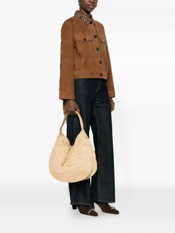 Polo Ralph Lauren Polo Id Woven Shoulder Bag - Neutrals
