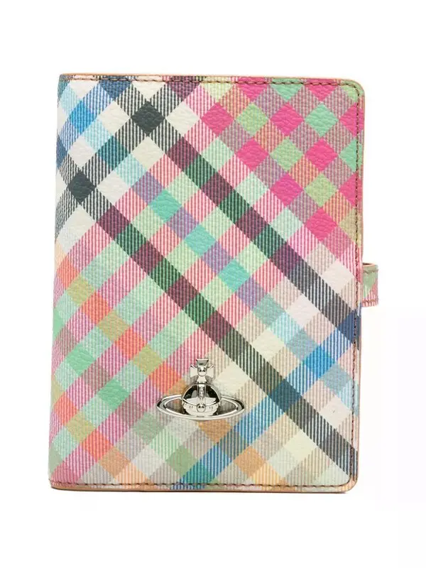VIVIENNE WESTWOOD Plaid Passport Holder - Multicolour