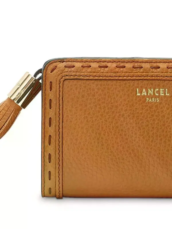 LANCEL Zip-around Leather Wallet - Brown