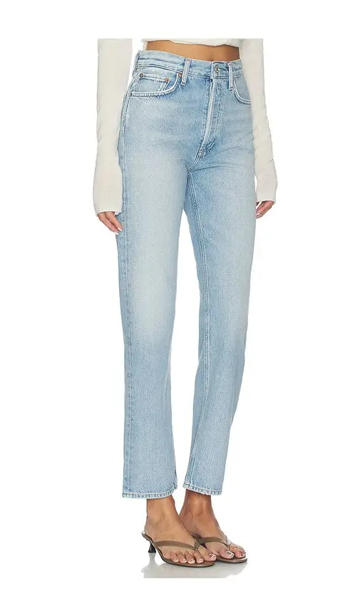 AGOLDE 90's Pinch Waist High Rise Straight Jeans - Addition