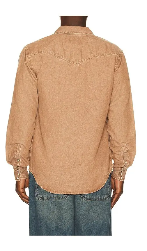 SENDERO PROVISIONS CO. The Wyatt Pearl Snap Shirt In Brown