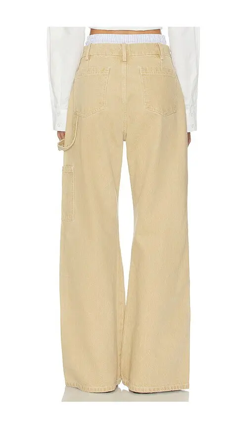 Monse Double Waistband Wide Leg Pant