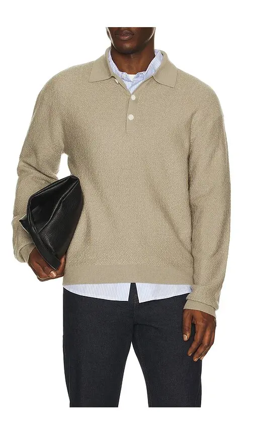 FRAME Polo Sweater