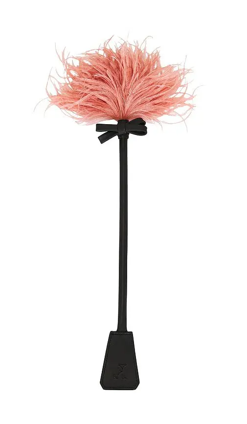 FLEUR DU MAL Feather Tickler And Riding Crop - Black