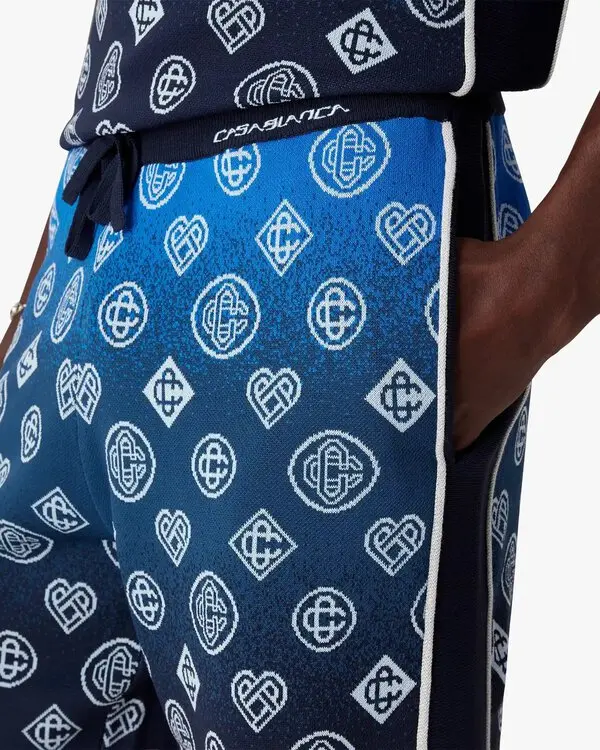 Casablanca Gradient Monogram Knitted Shorts