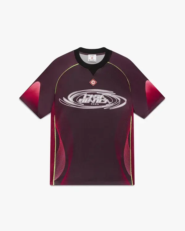 Casablanca Aubergine Gradient Football Jersey