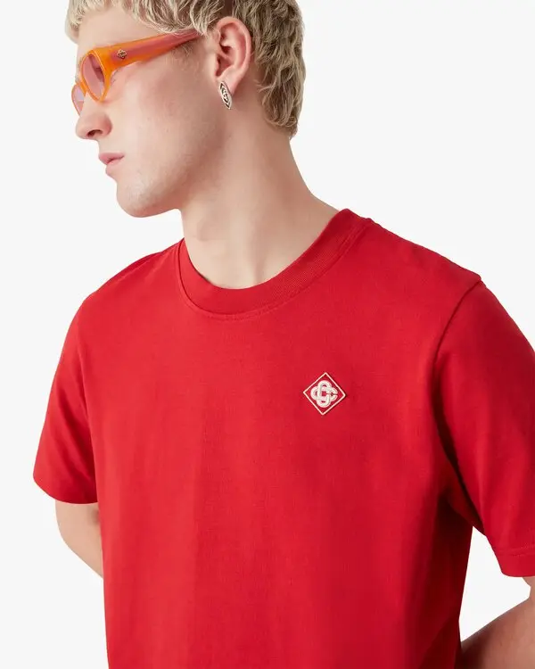 Casablanca Diamond Logo Short Sleeve T-shirt