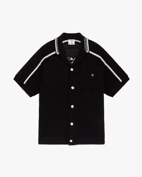 Casablanca Short Sleeve Mesh Shirt
