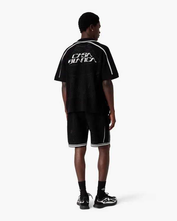 Casablanca Short Sleeve Mesh Shirt
